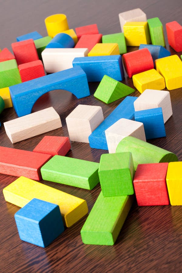 Wooden toy blocks stock photo. Image of build, leisure - 14952658