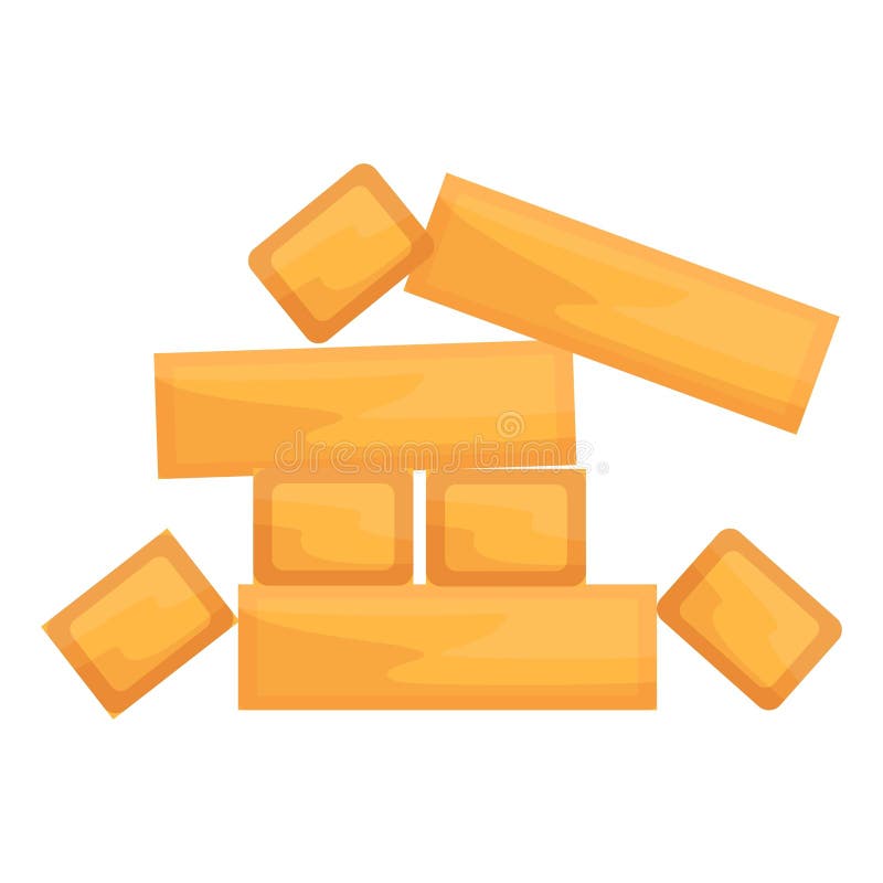 Wooden Toy Blocks are Falling Down in a Heap Stock Vector ...
