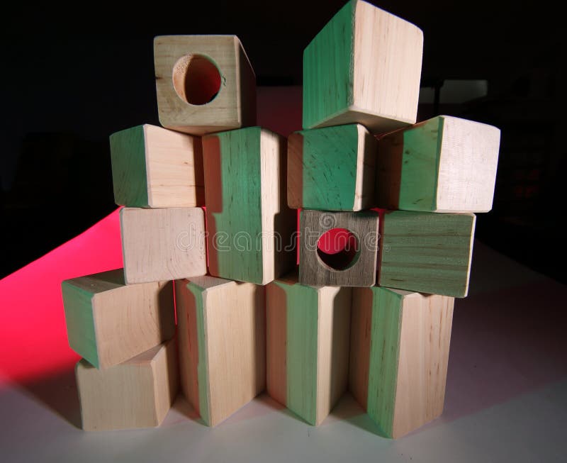 Wooden toy bricks stock image. Image of traditional, structure - 40936963