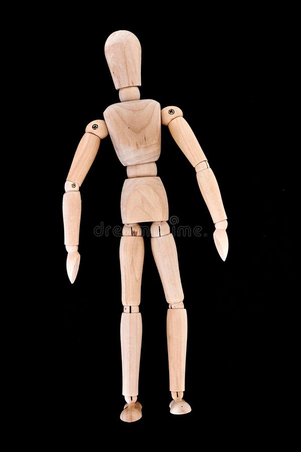 Wooden Toy Mannequin stock photo. Image of model, marionette - 92926440