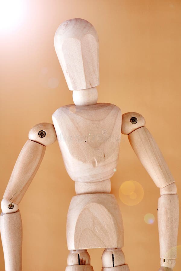 Wooden Toy Mannequin stock photo. Image of puppet, introduce - 92926610