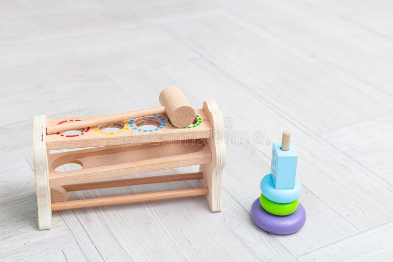 Wooden Toys. Education Concept. Zero Waste Stock Image - Image of cubes ...