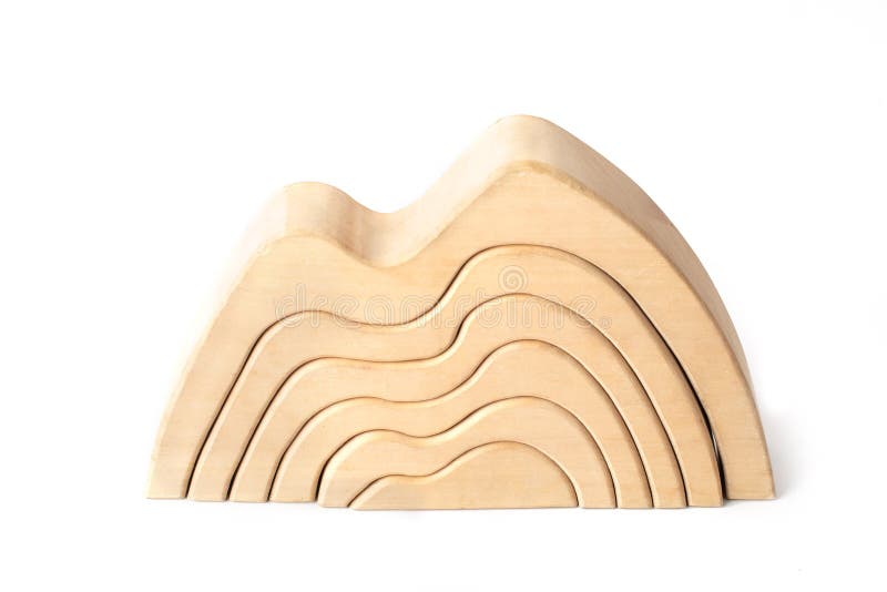 Wooden Toys Mountain Stacker Blocks Stock Photo - Image of furniture ...