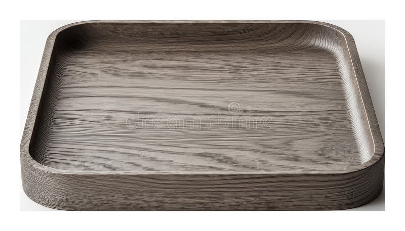 Wooden Tray with Natural Grain Texture, Minimalist Design. Home Decor ...