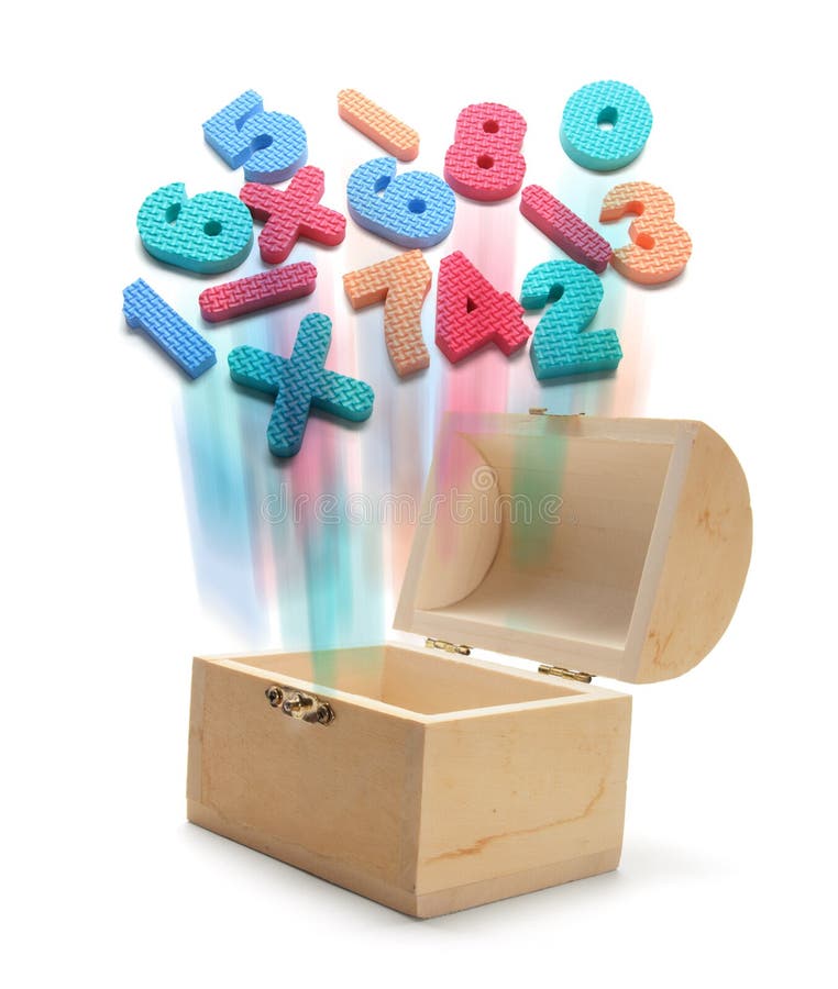 A wooden treasure chest stock image. Image of precious - 8899369