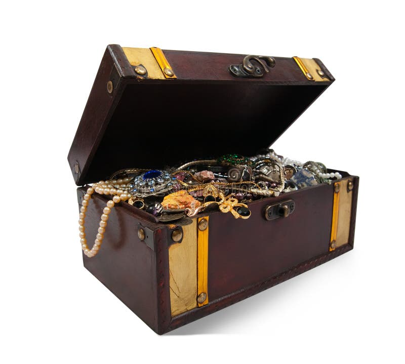 Treasure chest stock image. Image of pirate, jewellery - 18307099
