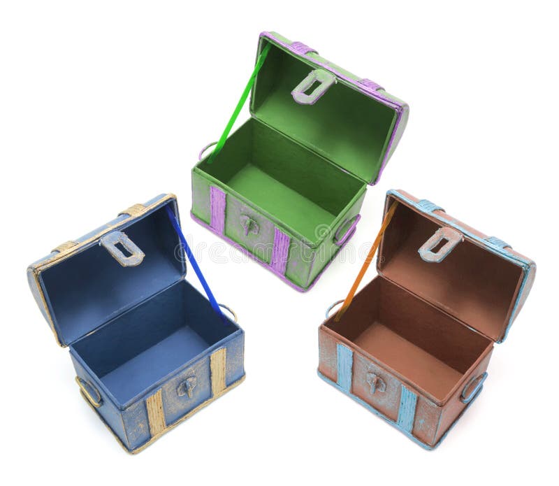 Wooden Treasure Chests stock image. Image of antiquated - 9535895