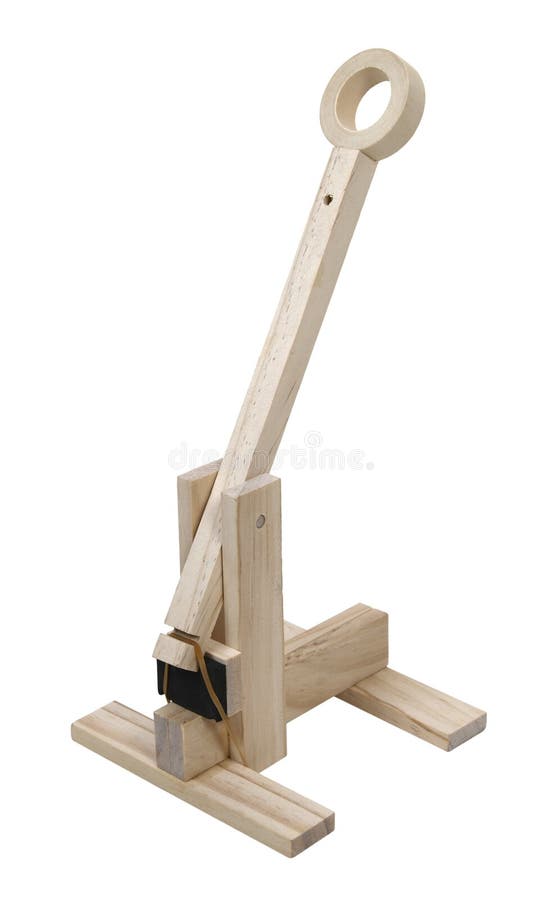 Wooden Trebuchet stock photo. Image of assault, medieval - 24742300