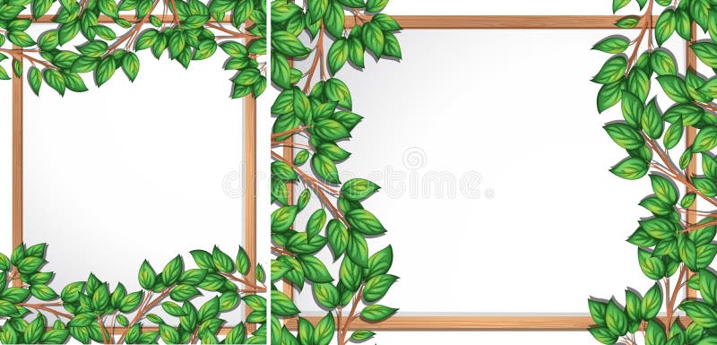 Branch Frame for Christmas Web Design. Transparent Background Stock ...