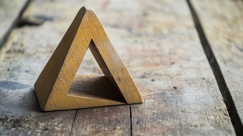 Wooden Triangular Object Rustic Surface Stock Photos - Free & Royalty ...