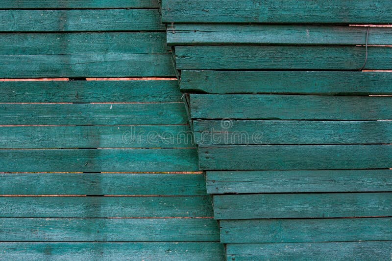 Wooden Turquoise Horizontal Boards Stock Image - Image of panel ...