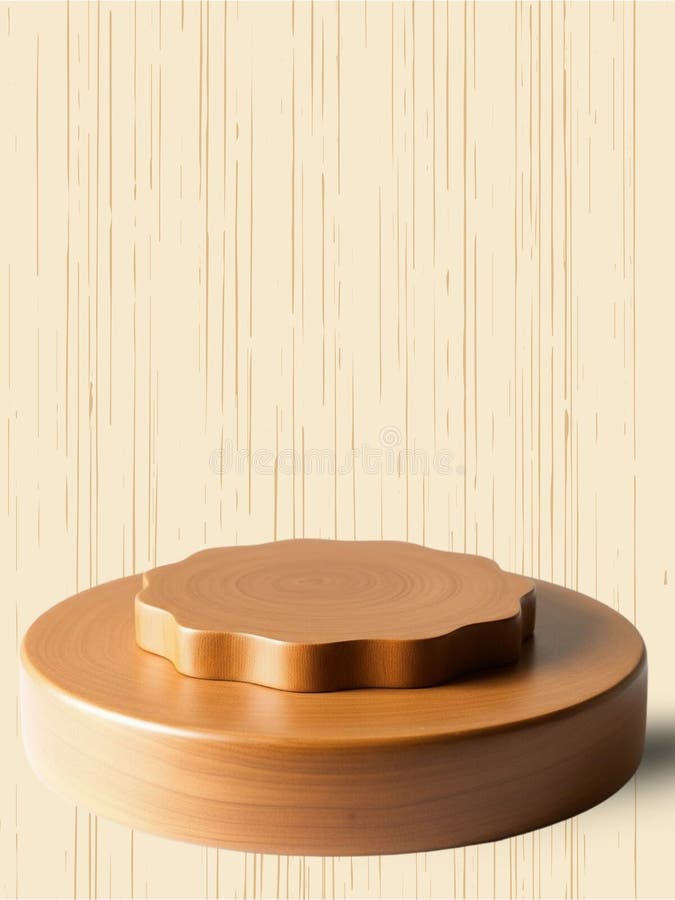 Wooden Two Tier Circular Display Prop Stock Illustrations – 3 Wooden ...