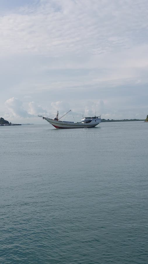 Wooden vessel sailing stock photo. Image of wave, winter - 264482230