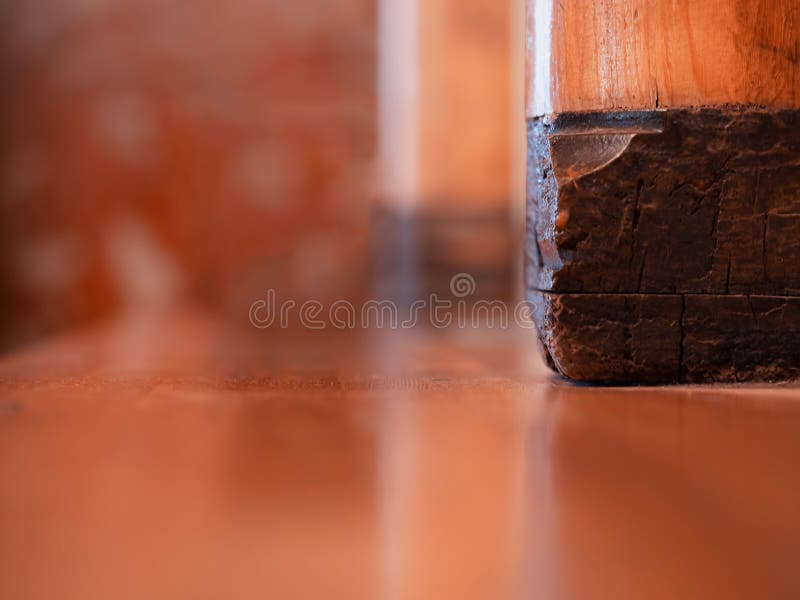 Wooden Vintage Foundation Column Backdrop Stock Photo - Image of vivid ...