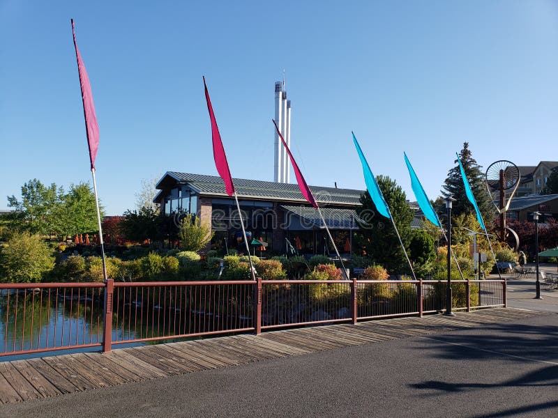 Bridge of flags editorial photo. Image of color, nature - 126748571