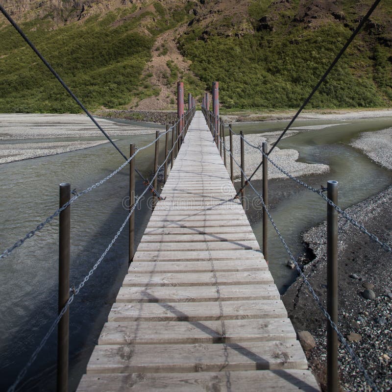 Wooden walkway bridge stock photo. Image of pathway, plank - 60979790