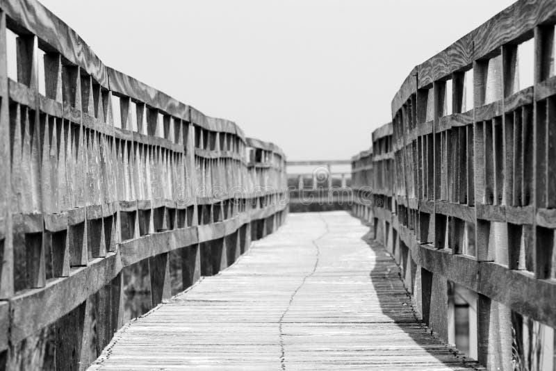 Wooden walkway bridge stock photo. Image of scenery, walkway - 50070914