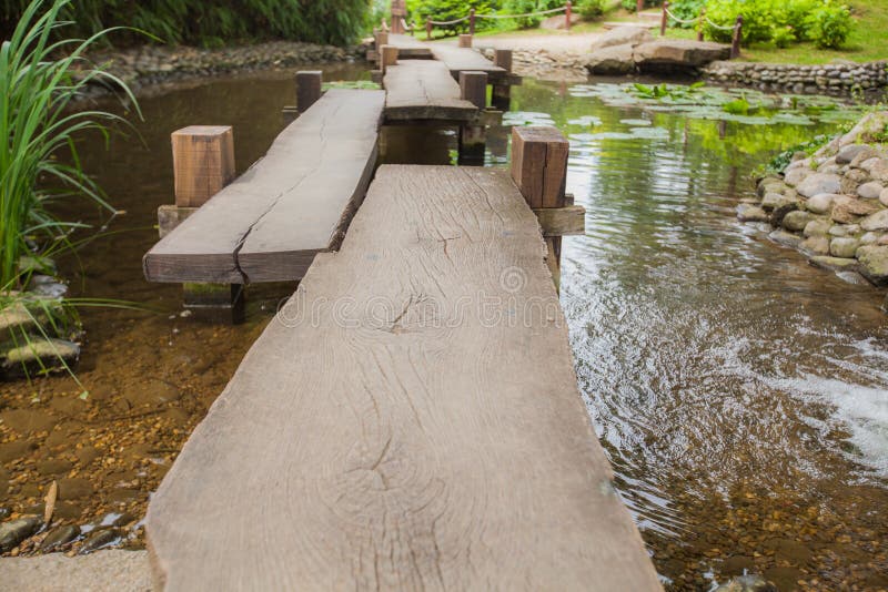 Wooden walkway over water stock image. Image of wooden - 124366739