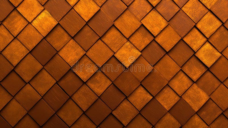 Wooden Wall with Intricate Square Pattern, Background Texture for ...