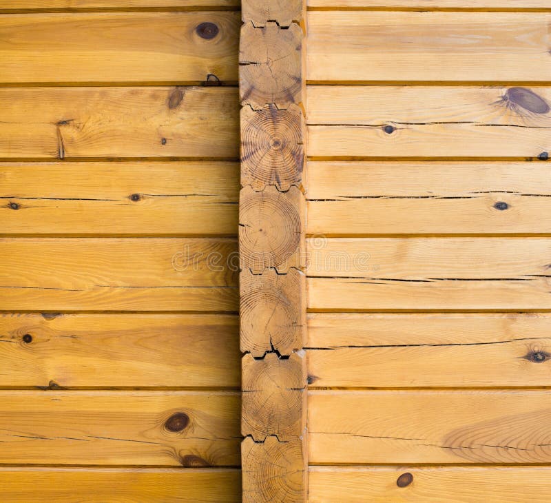 Wooden wall of a log house stock image. Image of fence - 264240423
