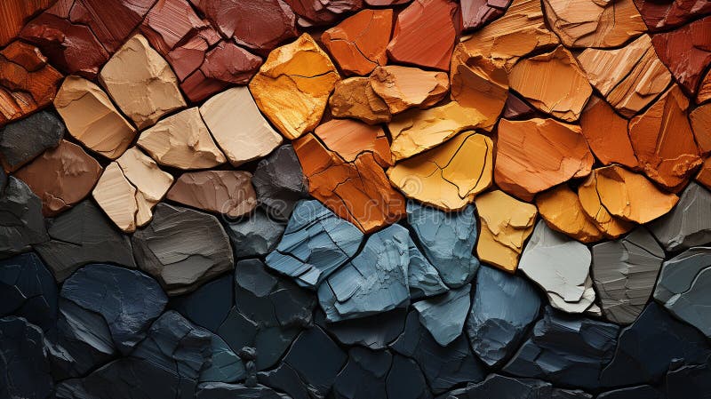 Wooden Wall Made of Different Types of Wood. Background Texture ...