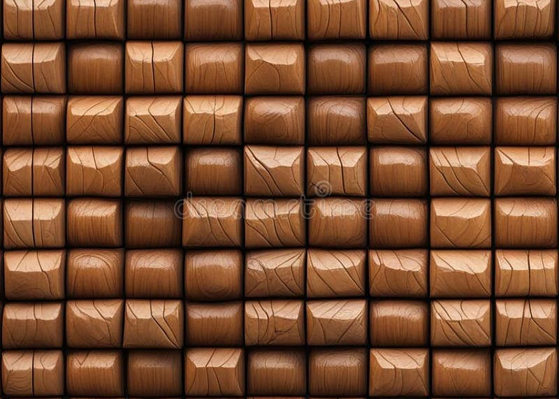 Wooden Bricks Pattern Background Illustration Stock Illustration ...