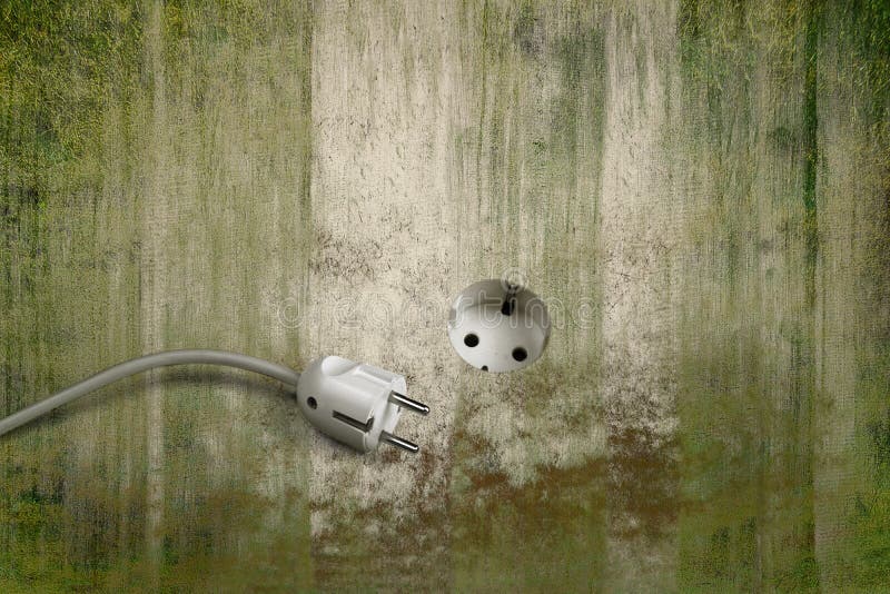 Wooden wall power socket stock image. Image of connect - 237256485