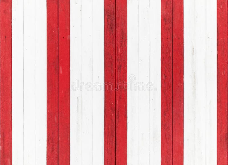 Wooden Wall, Red and White Stripes. Seamless Texture Stock Photo ...