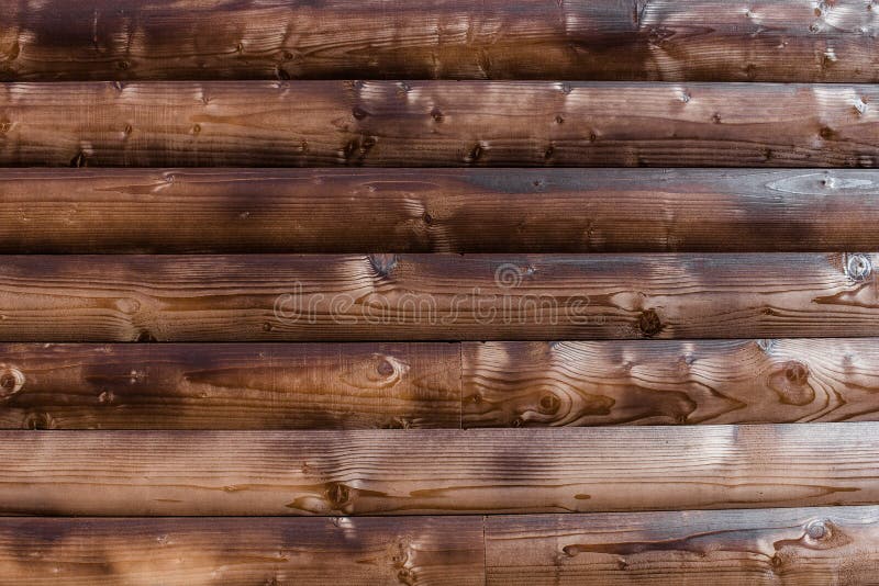 Wooden Wall Texture Close Up. House in the Countryside Stock Image ...