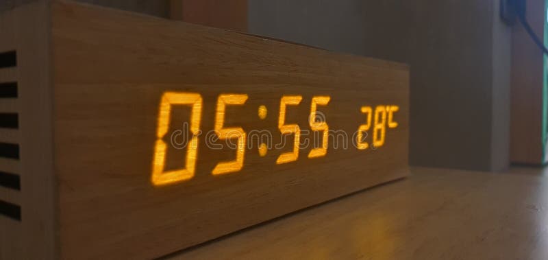 Wooden watch on the table stock photo. Image of advertising - 270710942