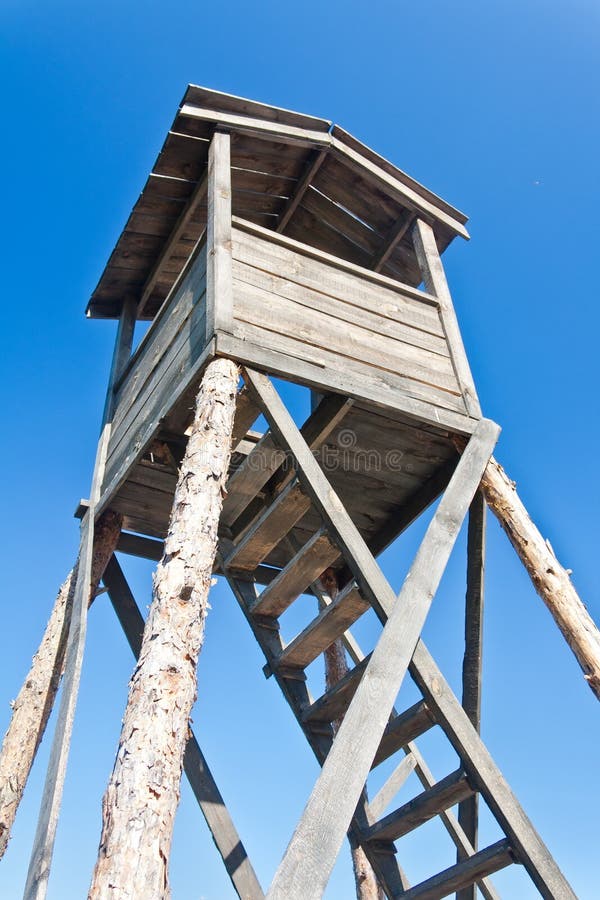 Wooden Watchtower in Prison Camp Editorial Stock Photo - Image of camp ...