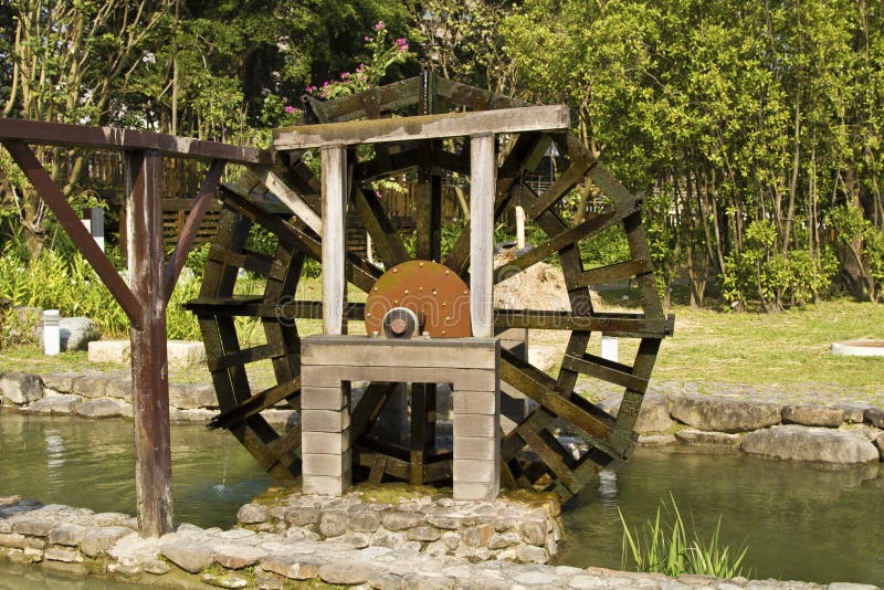 Wooden waterwheel stock photo. Image of power, historic - 28885144