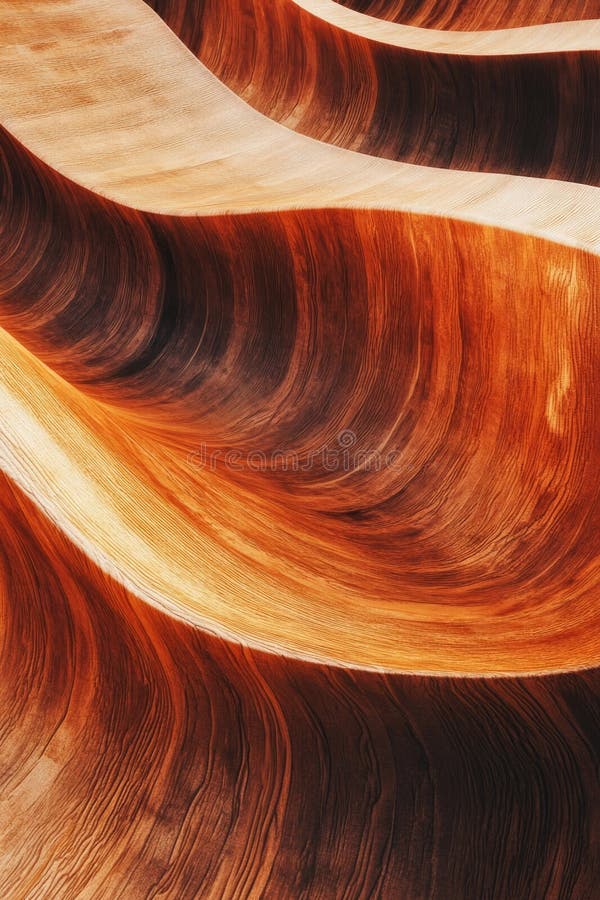 Wooden Wave Close Up stock photo. Image of wave, furniture - 379366612