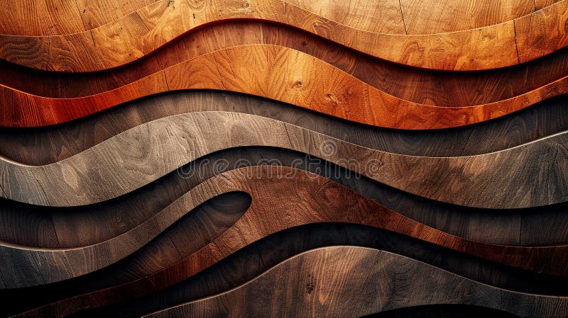 Wooden wave pattern stock illustration. Illustration of rustic - 325429957