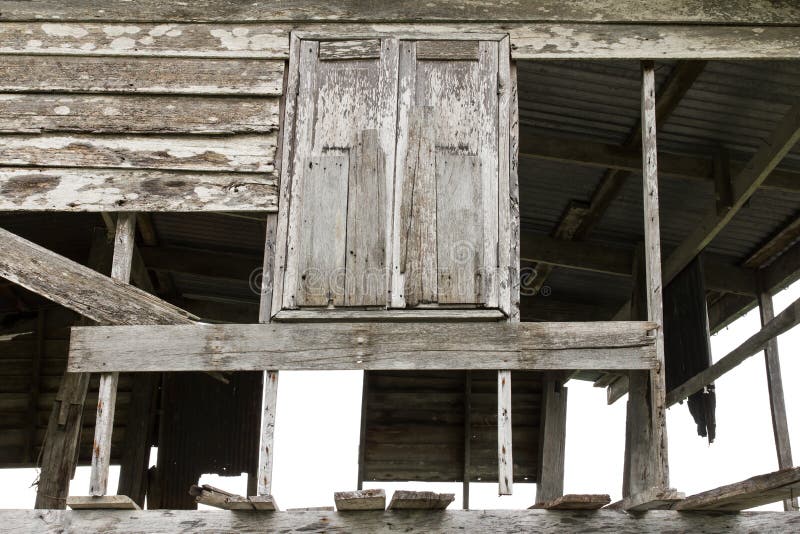 Wooden window decaying stock image. Image of aged, empty - 45963499