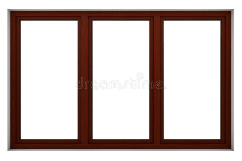 Wooden window frame stock illustration. Illustration of frame - 139651708