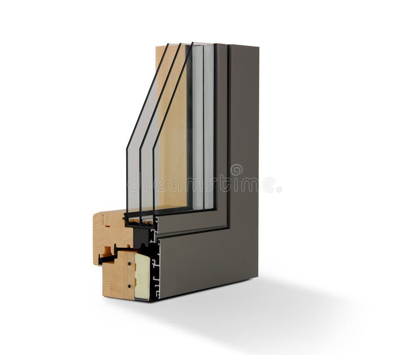 Wooden window profile stock photo. Image of window, construction - 57744482