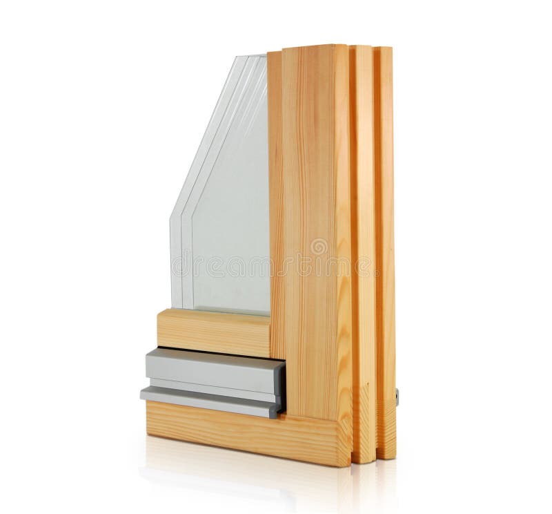 Wooden window profile stock photo. Image of window, construction - 57744482