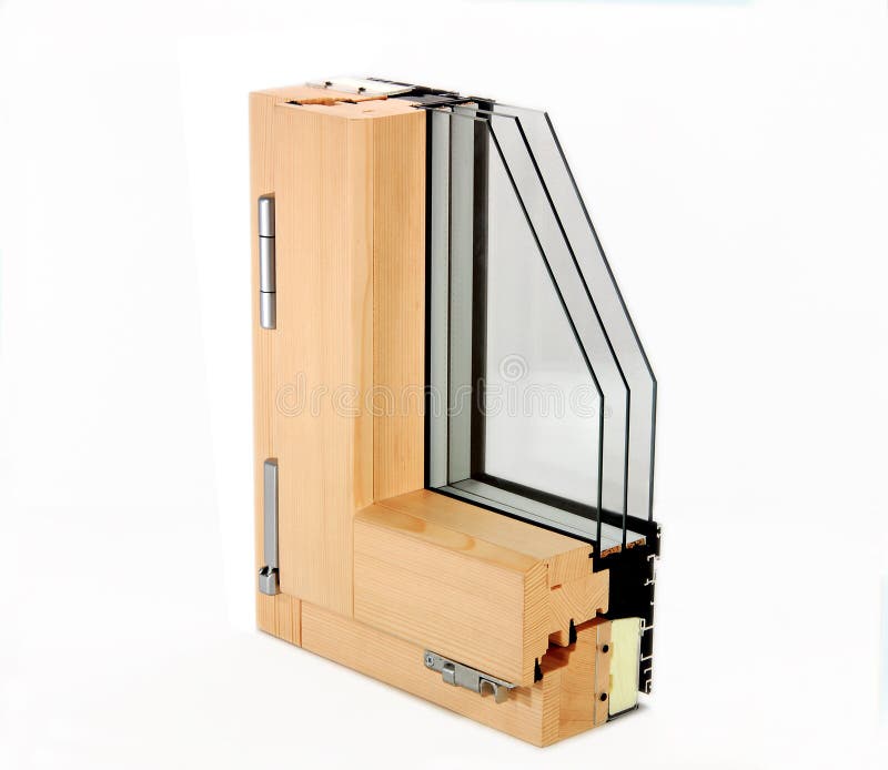 Wooden window profile stock photo. Image of home, construction - 67915022