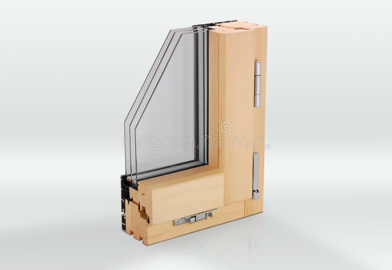 Wooden window profile stock photo. Image of window, construction - 57744482