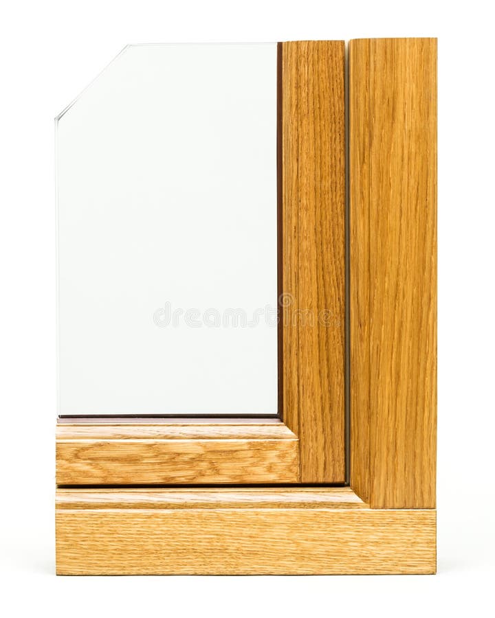 Wooden Window Sample Isolated Stock Image - Image of interior, industry ...