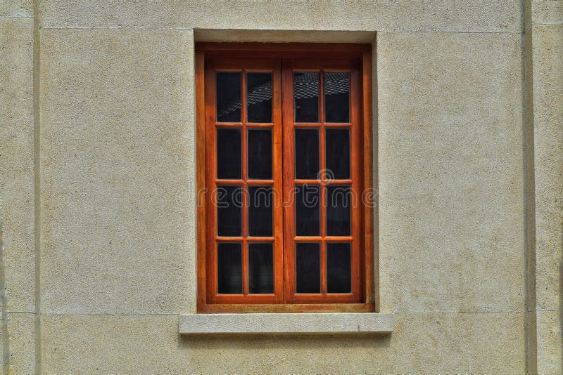 Wooden window stock image. Image of glass, wall, wooden - 317031541