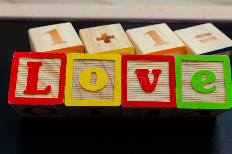 Wooden word love stock photo. Image of child, shape, color - 70648502