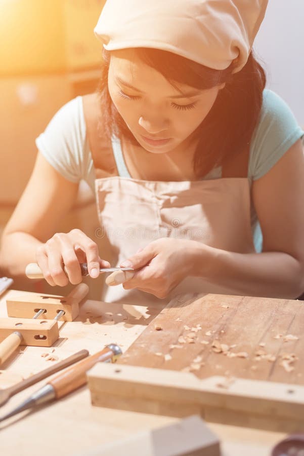 Wooden working stock photo. Image of wood, lumber, indoor - 76492550