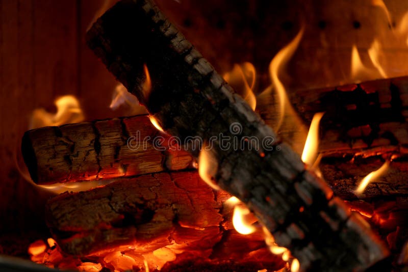 Woodfire Fire glow wood stock photo. Image of firewood - 185840292