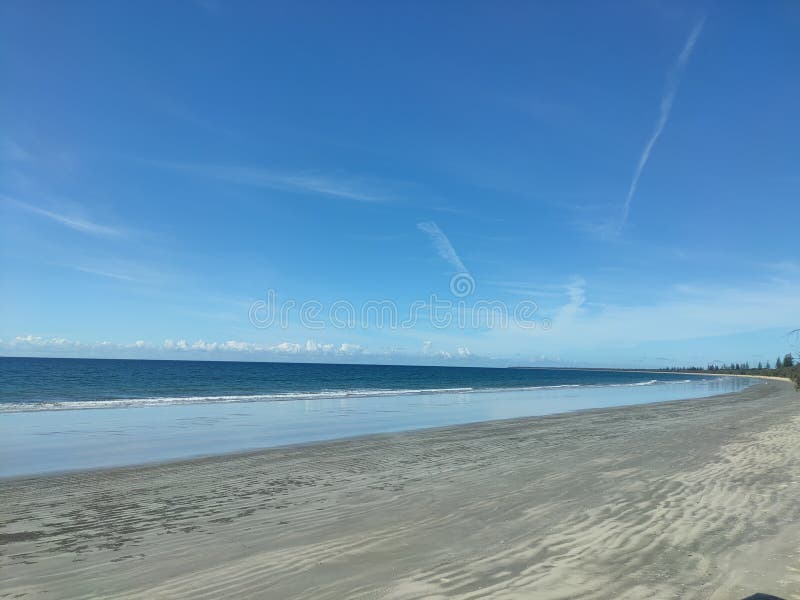 Woodgate beach daytime stock photo. Image of beach, woodgate - 250379984