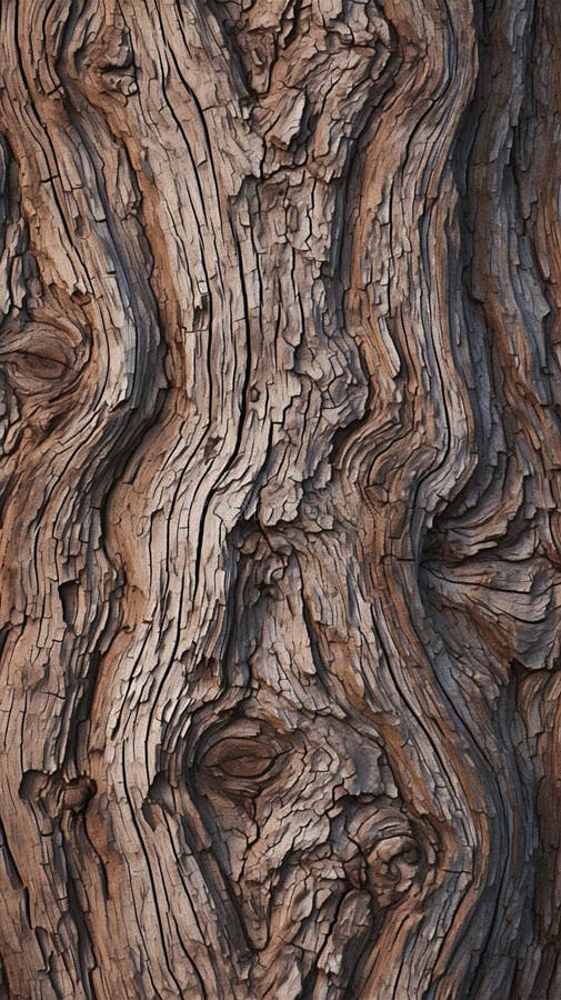 Woodgrain Pattern on Tree Bark for Creating Wallpaper or Background ...