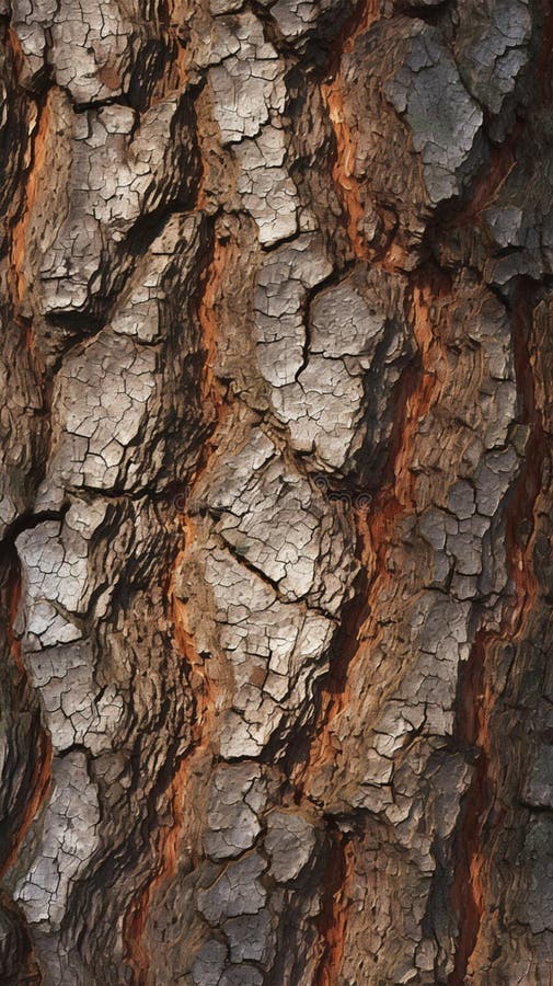 Woodgrain Pattern on Tree Bark for Creating Wallpaper or Background ...