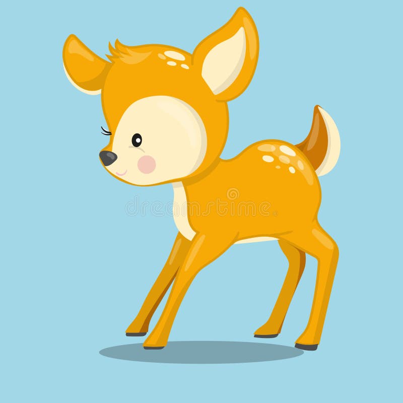 Woodland animals bembi 05 stock vector. Illustration of bembi - 198992597