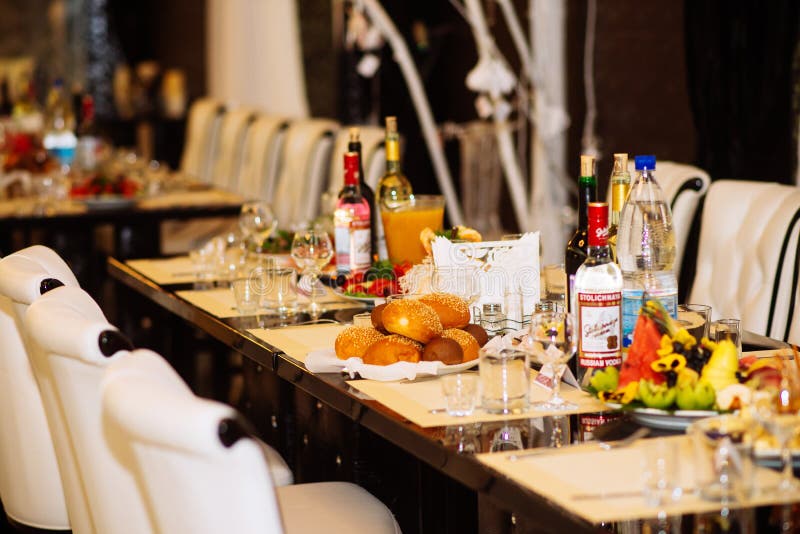 Woodland Hotel - Table Prepared for a Dinner Editorial Stock Image ...